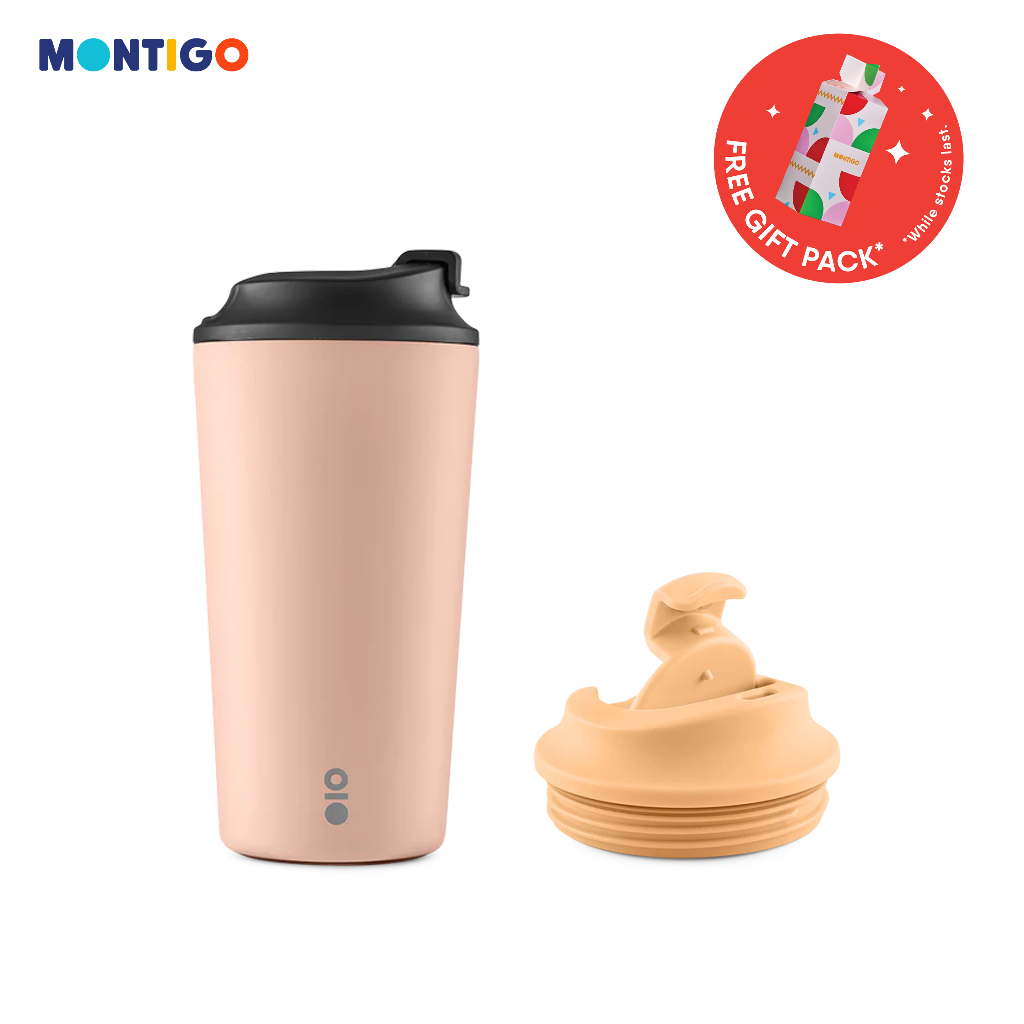 Montigo Grab & Go Set A (Sense Coffee Cup Large Nectarine + Sense ...