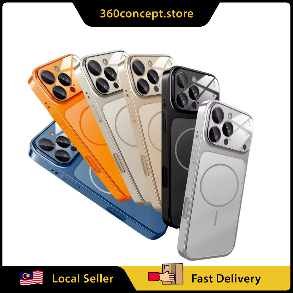 [Change to IP17] Luxury Frosted Matte Magnetic Phone Case for IPhone 17 ...