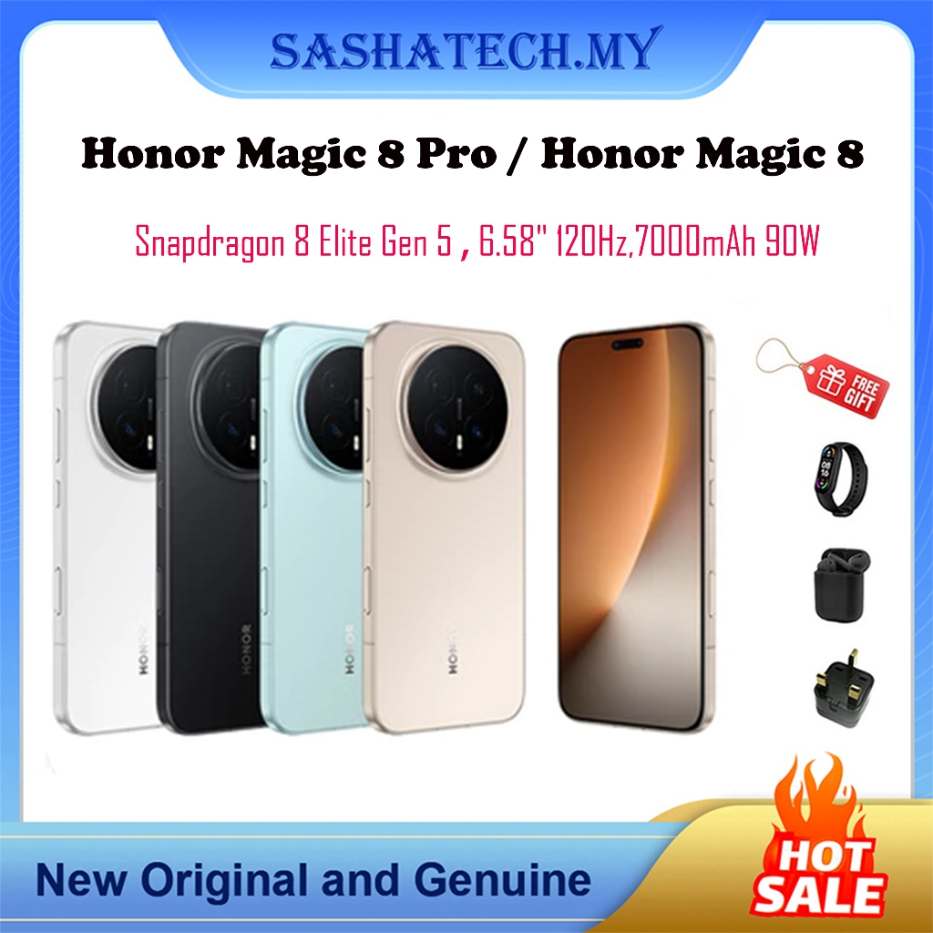 Honor Magic 8 Pro 5G Phone 6.71" OLED Snapdragon 8 Elite Gen 5 7200mAh ...