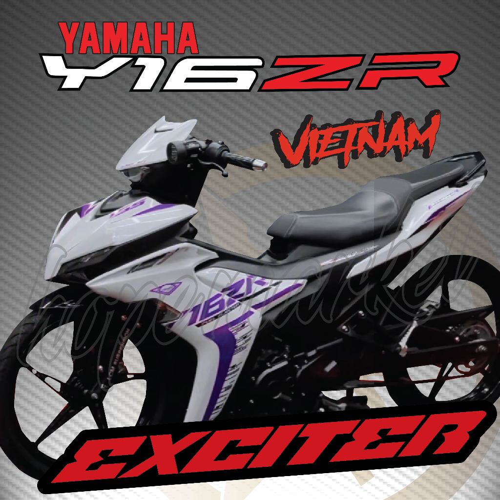 STRIPE MOTOR YAMAHA Y16 Y16ZR V1 V2 ABS 155 EXCITER (72) VN CUSTOM BODY ...