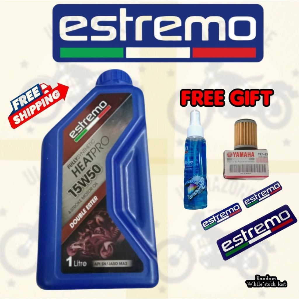 FREE SHIPPING 🔥🔥🔥100% original ESTREMO HEATPRO FULLY SYNTHETIC 15W50 ...