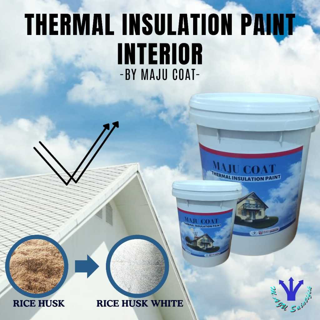Thermal Insulation Paint by Maju Coat (INTERIOR) | Shopee Malaysia