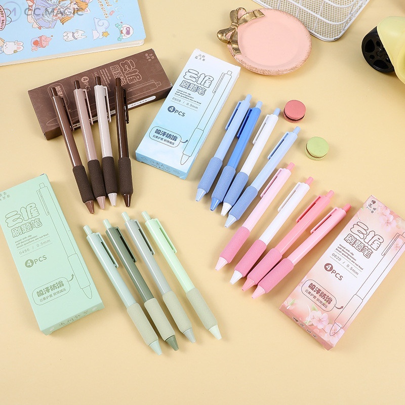 Creative Soft Cloud Grip Gel Pen 0.5mm Black Ink Cute Student Writing ...