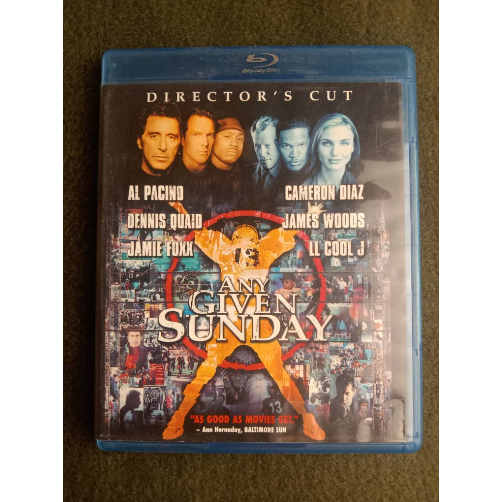 BLU-RAY ANY GIVEN SUNDAY DIRECTORS CUT | Shopee Malaysia