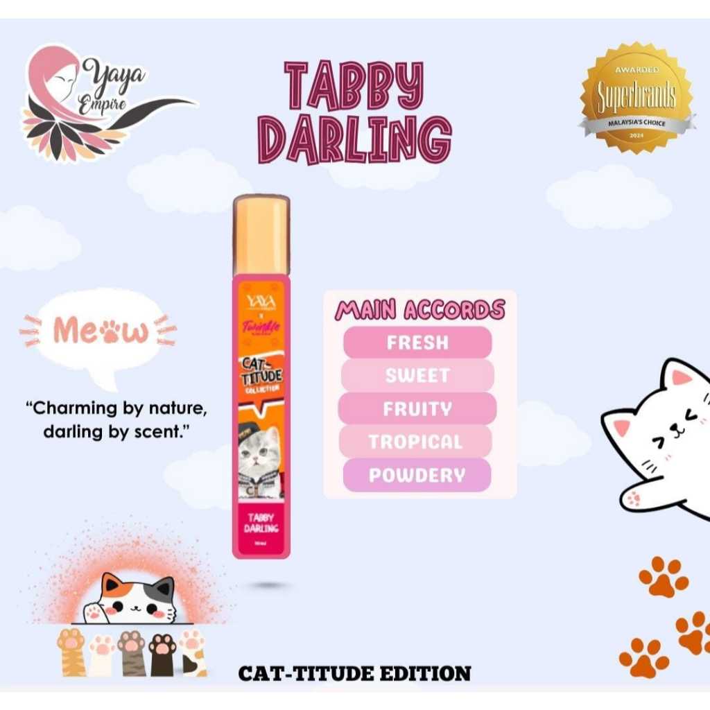 YAYA EMPIRE CAT-TITUDE EDITION TABBY DARLING | Shopee Malaysia