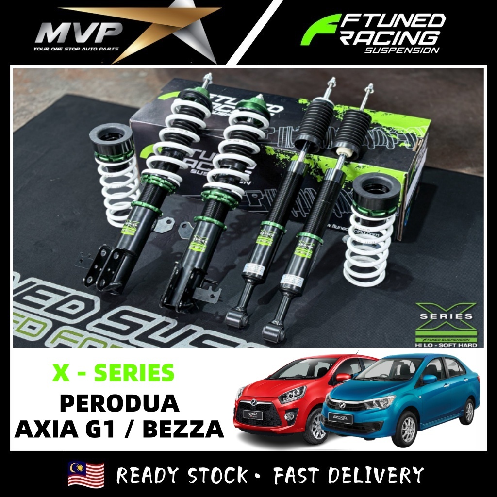 Ftuned X Series Adjustable High Low Soft Hard - Perodua Bezza / Axia G1 ...