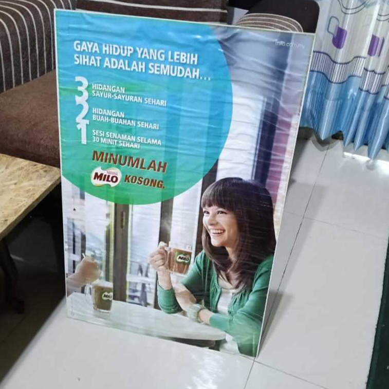 Mio advertisement poster/ iklan air milo | Shopee Malaysia
