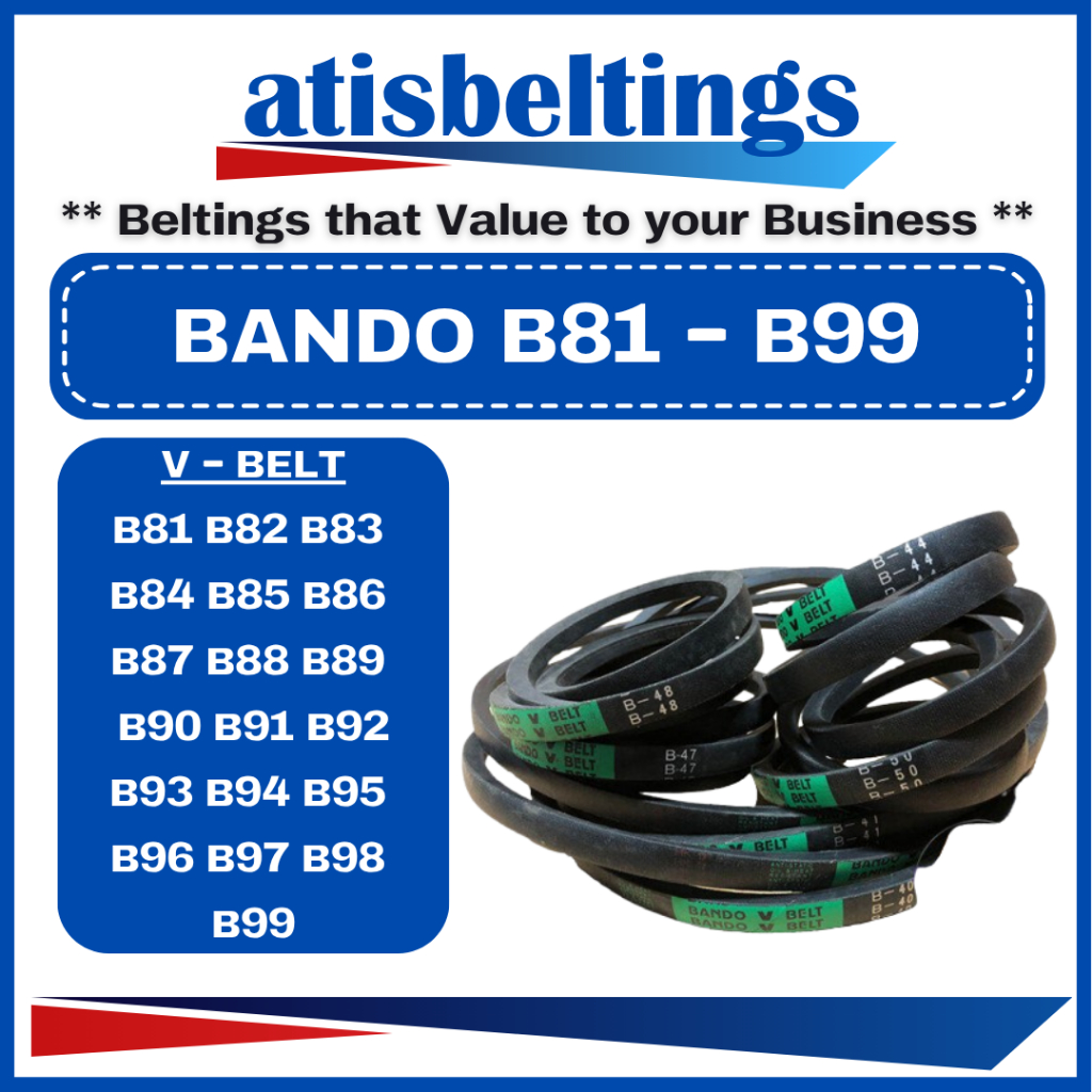 BANDO B81 B82 B83 B84 B85 B86 B87 B88 B89 B90 B91 B92 B93 B94 B95 B96 ...