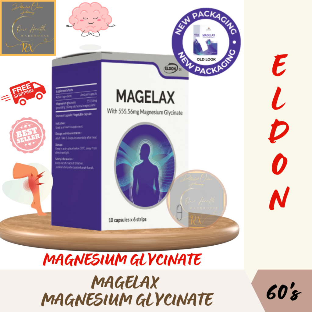 Eldon DX Magelax - 6 x 10's - MUSCLE / Calming - halal | Shopee Malaysia