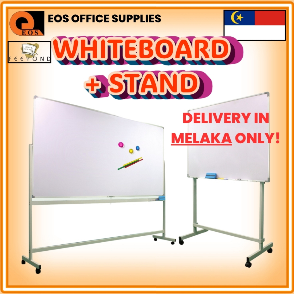 (Melaka) Feeyond Whiteboard With Stand Magnetic Non Magnetic Single ...
