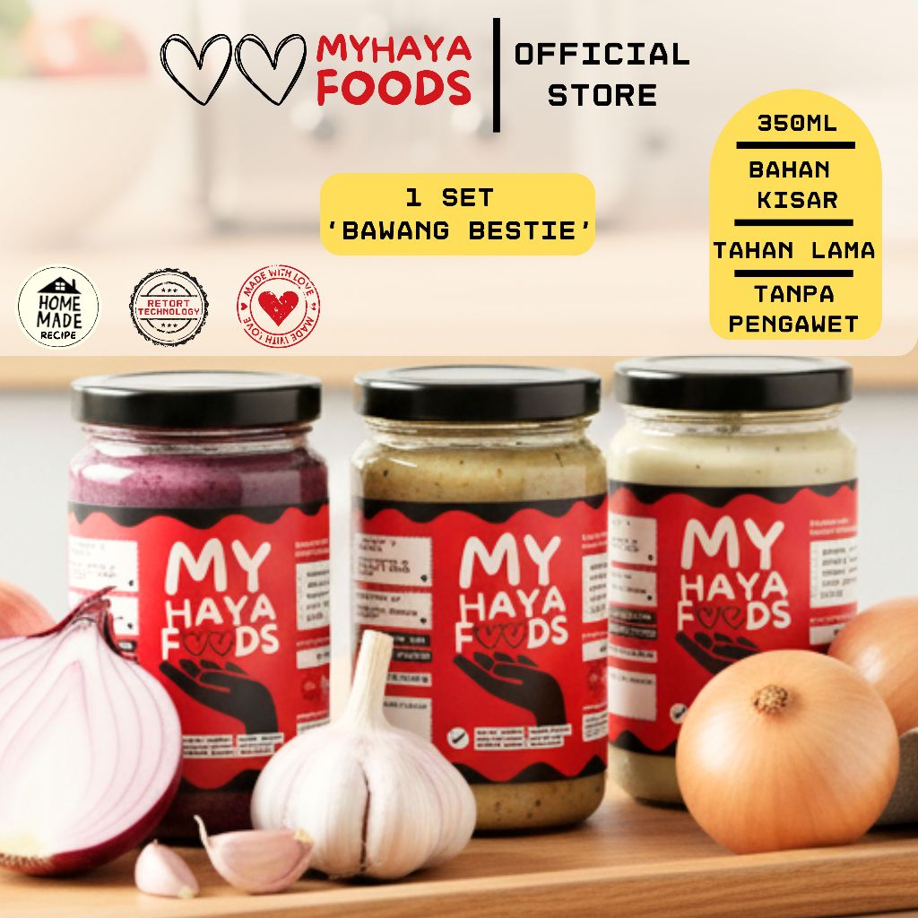 MyHaya Foods Bahan Kisar Retort tumis Jimat Masa 1 Set 'BB' Bawang ...