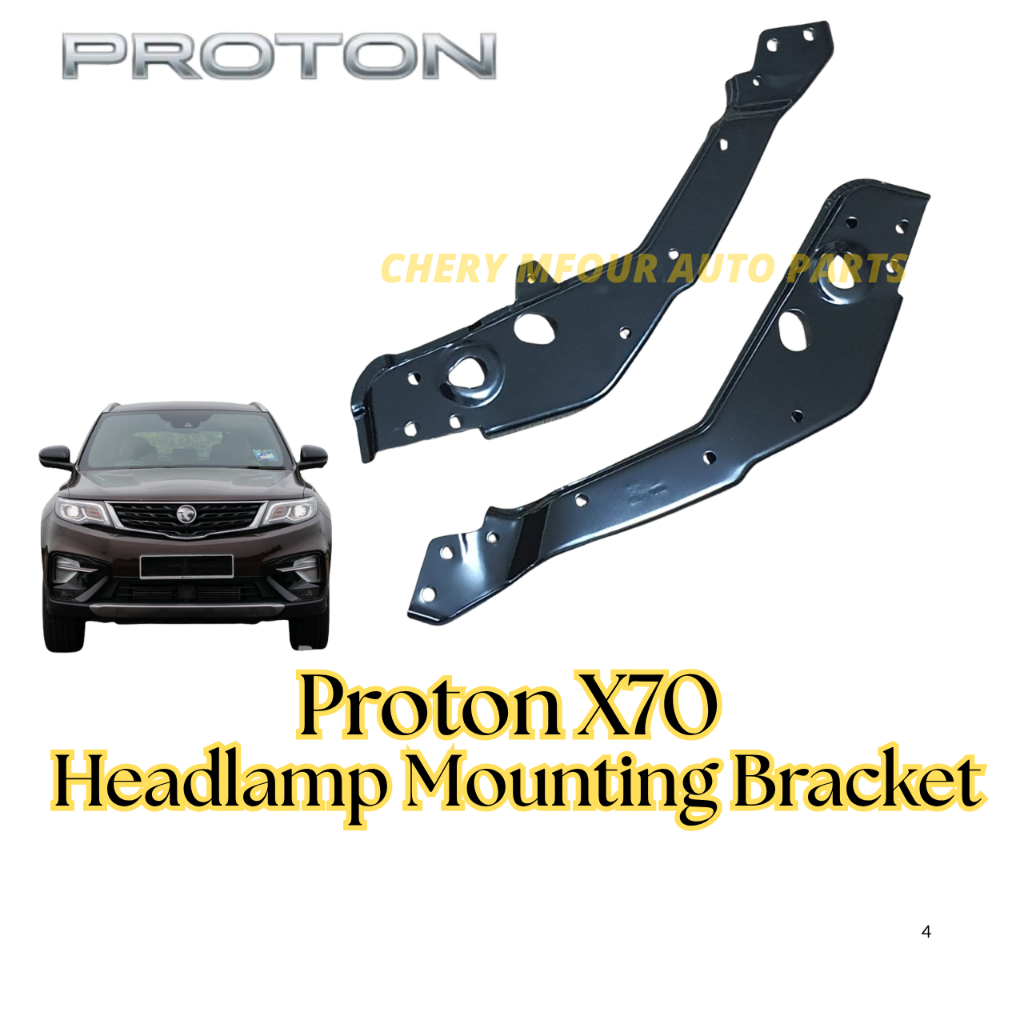 (ORI! READY STOCK) PROTON X70 Headlight Mounting Bracket Iron Steel ...