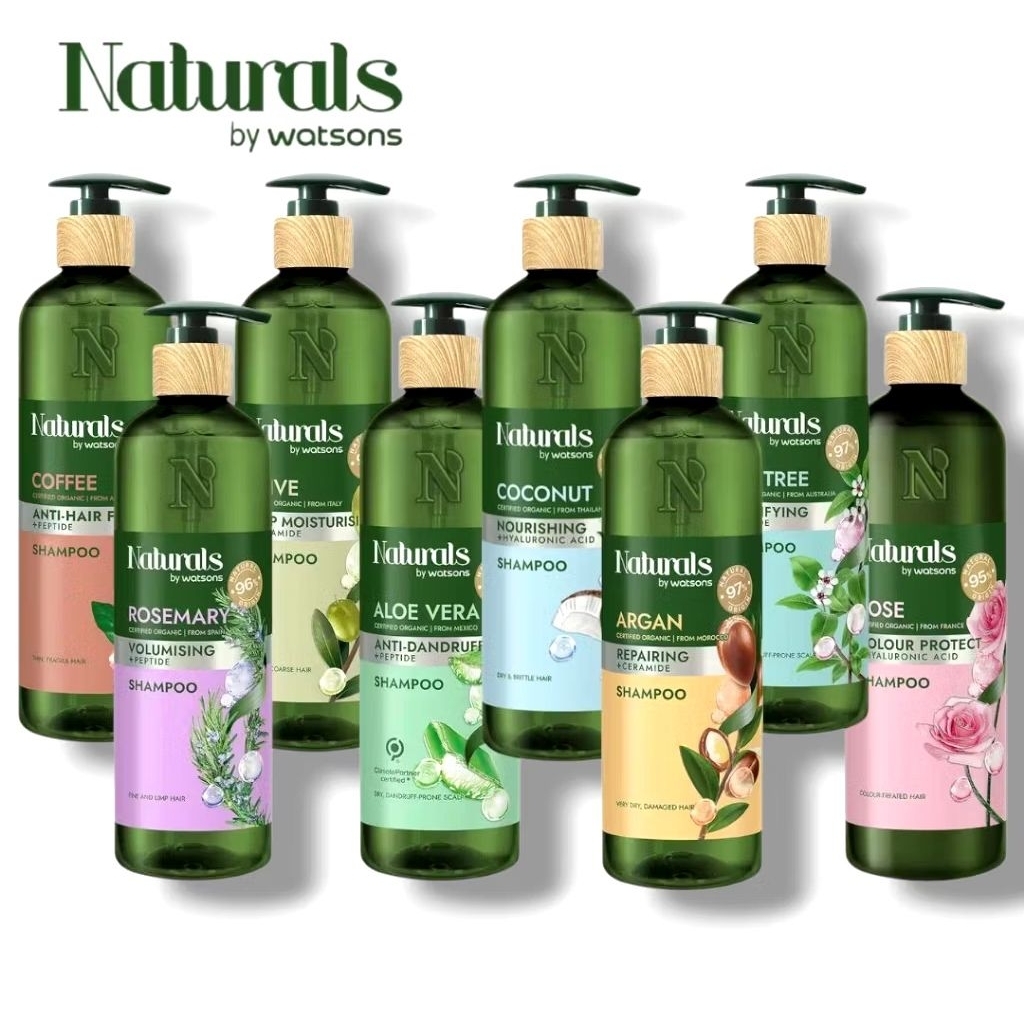 [**Exp: 2028] Natural By Watsons Hair Shampoo / Shower Gel (490ml ...