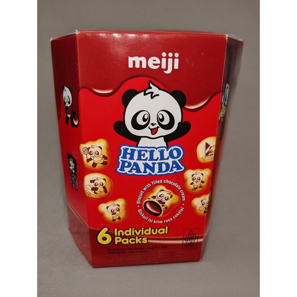 Meiji HELLO PANDA Family Pack 150g ( 6 x 25g ) | Shopee Malaysia