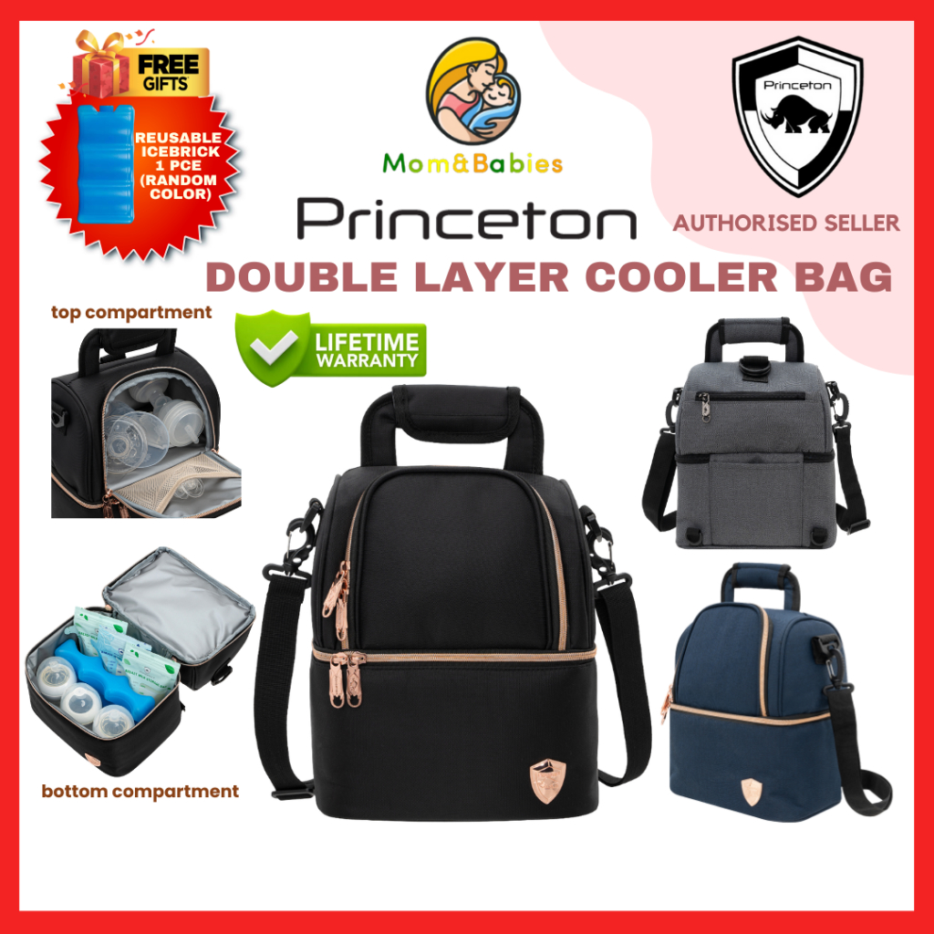 Princeton Double Layer Cooler Bag for Breastmilk Storage and Breast ...