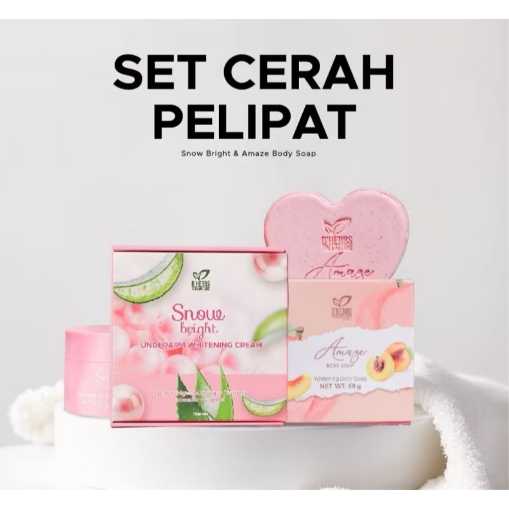 dherbs amaze body soap & snow bright mencerah kulit by aliff syukri ...