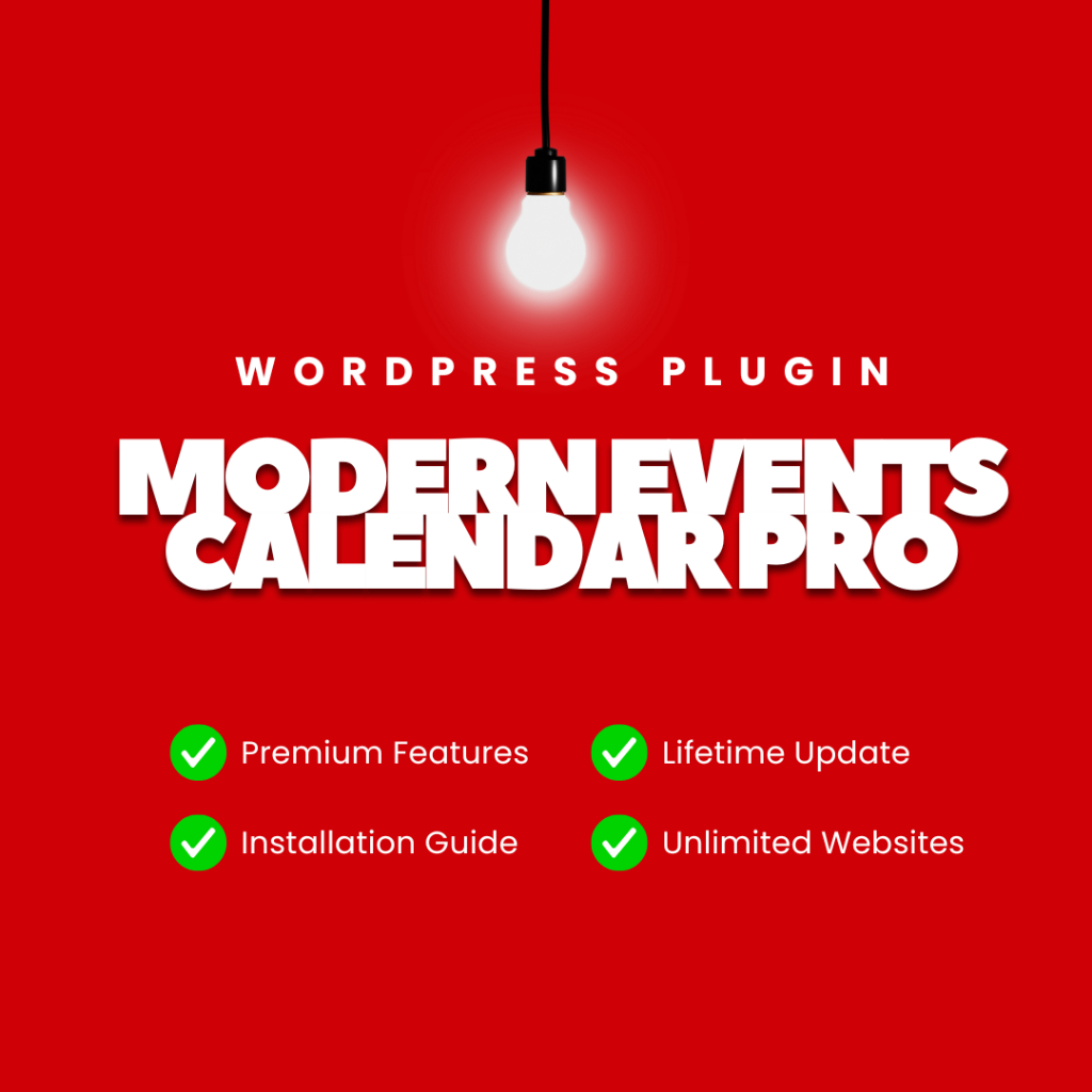 [GPL WordPress Plugin] Modern Events Calendar Pro (Lifetime Update ...