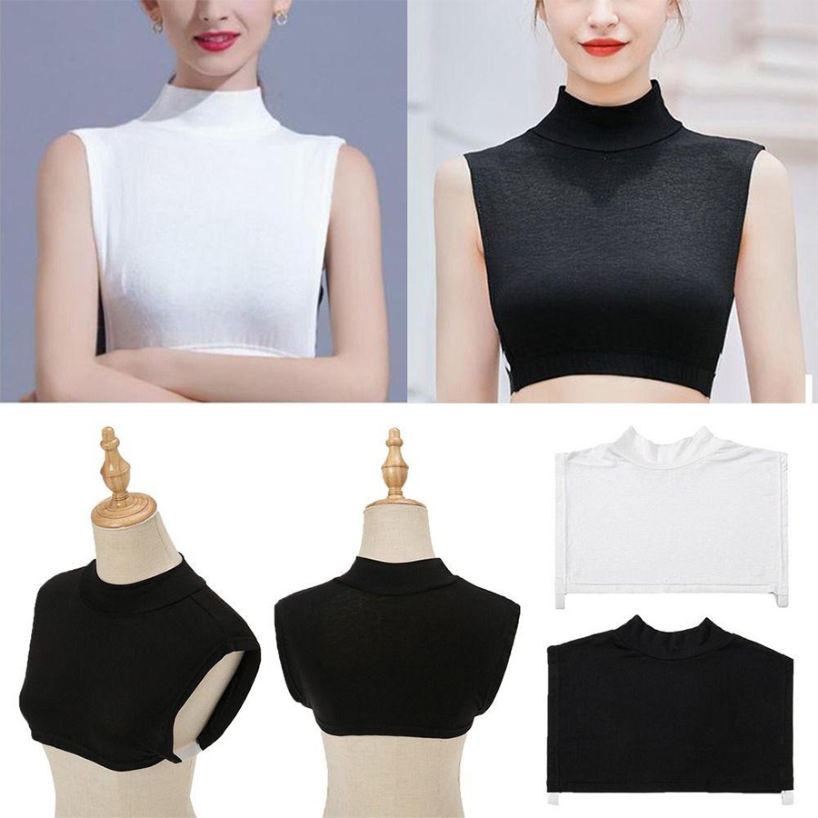 Muslim Fake Collar Neck Detachable Modal Neck Cover Warmer Wraps Neck ...