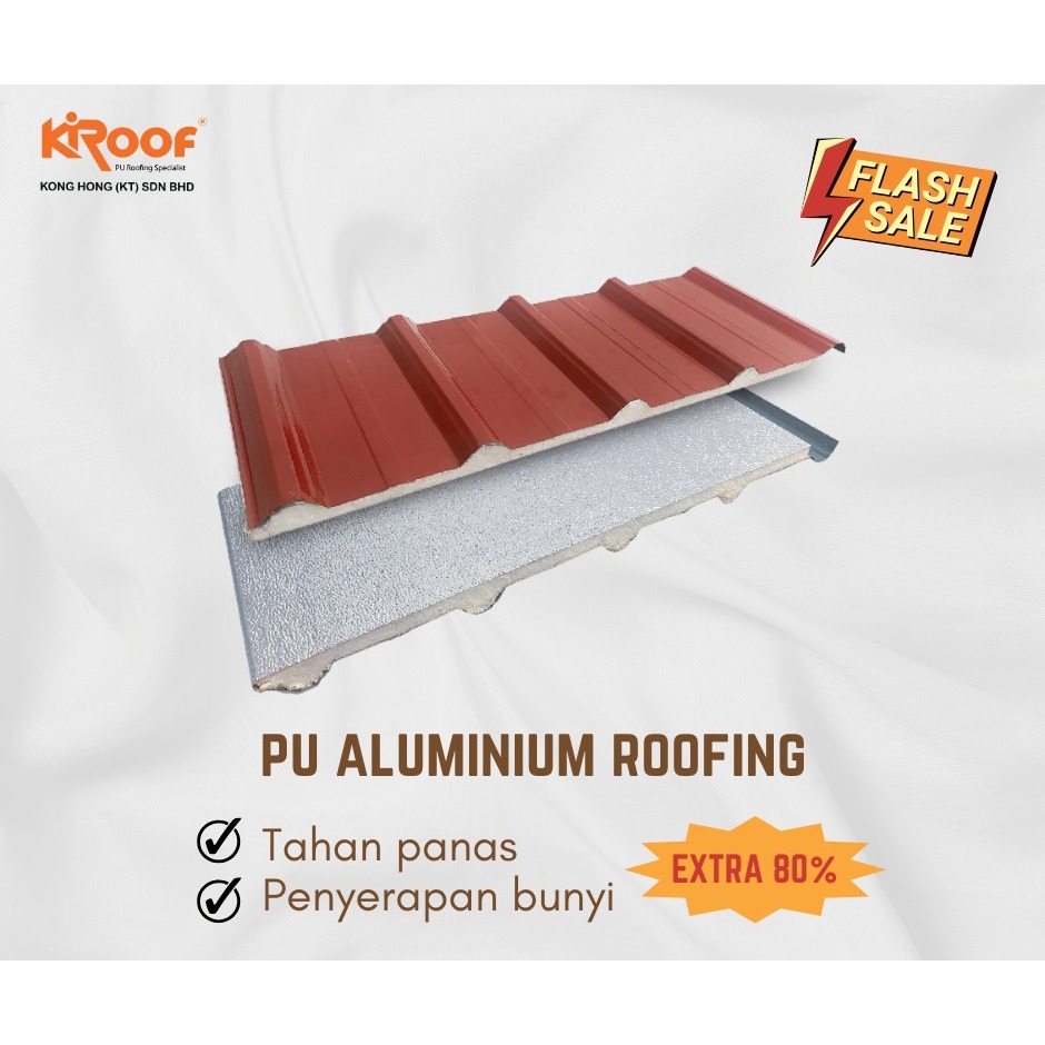 G35 G30 G28 G27 G26 KROOF 762 PU ALUMINIUM ROOFING ZINC/ ZINK KILANG ...