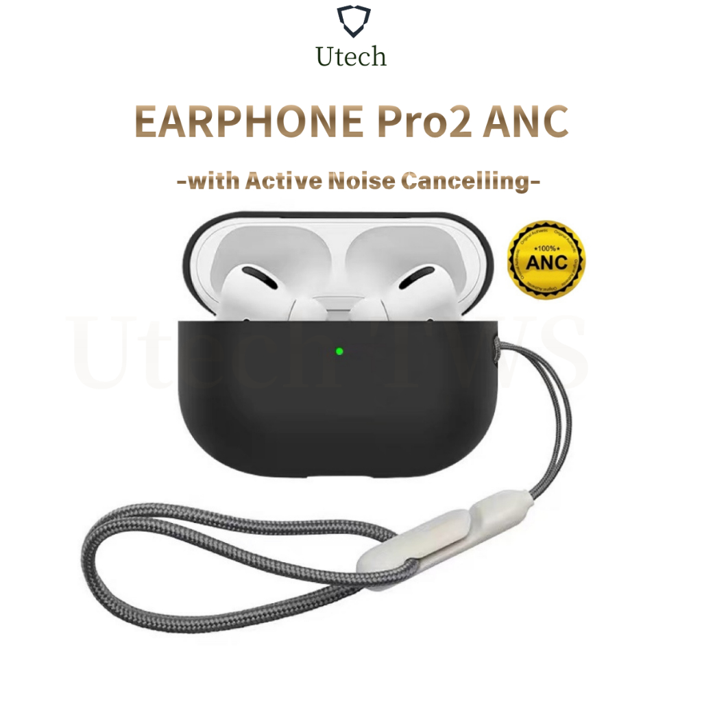 Utech Pro 2 Active Noise Cancellation TWS Bluetooth Earphone Wireless ...