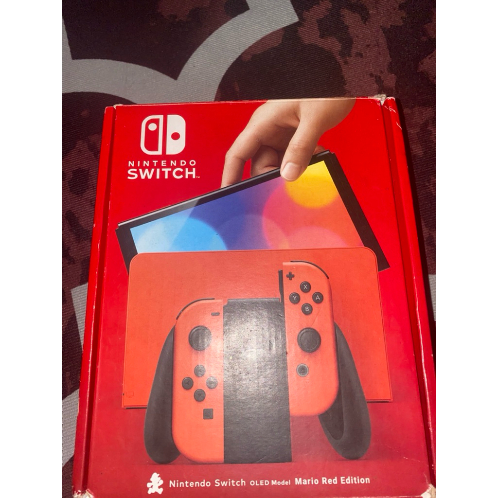 Nintendo Switch Oled Mario Edition Jailbreak 256gb used like new ...