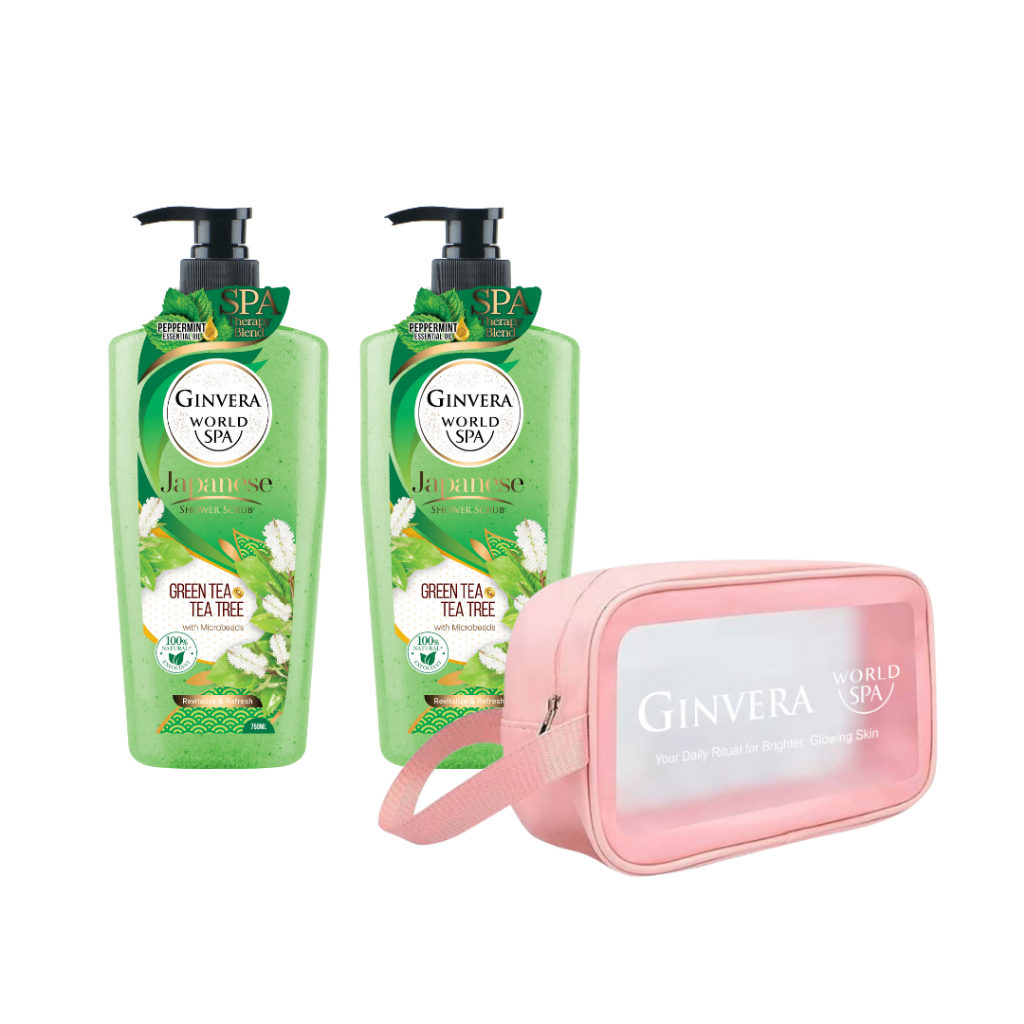 [Dec'25 Buy 2 FREE 1] Ginvera World Spa Japanese Green Tea & Tea Tree ...