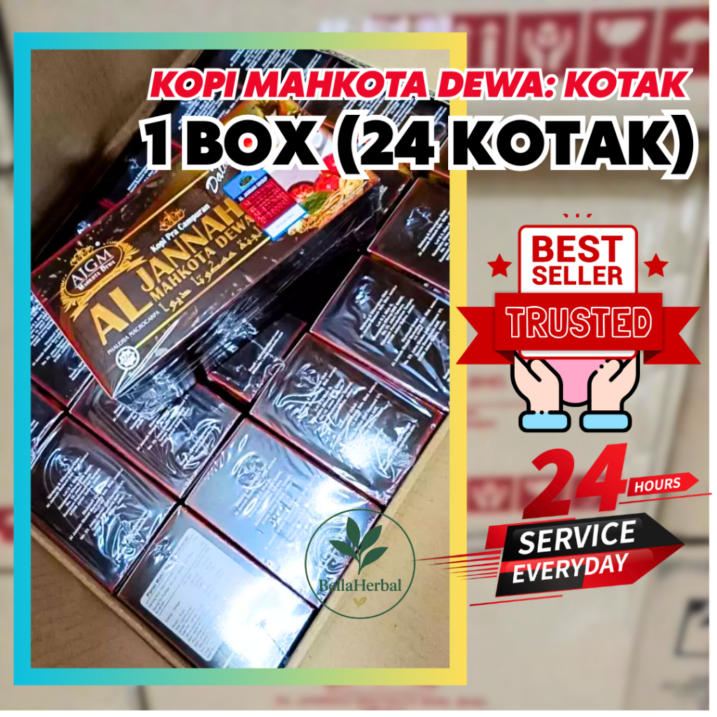 Coffee AL Jannah Kopi Mahkota Dewa Karton (24 kotak) | Shopee Malaysia