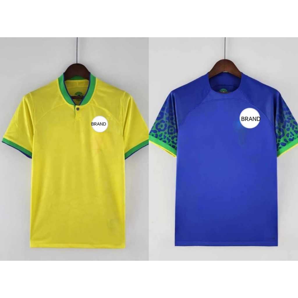 BRAZIL 2022 HOME & AWAY KIT | Shopee Malaysia