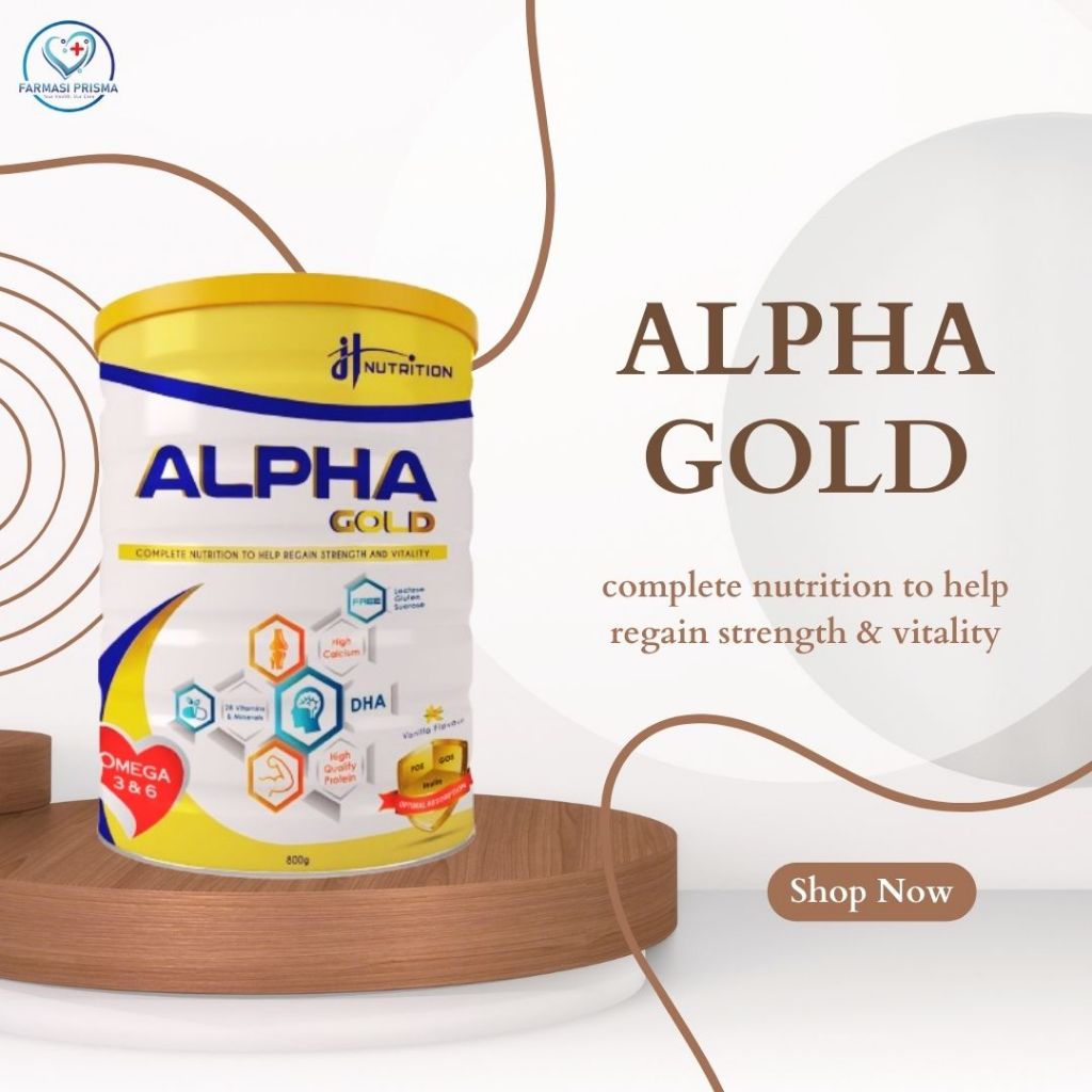 ALPHA GOLD (DIABETIC MILK) POWDER MILK 800G | Shopee Malaysia