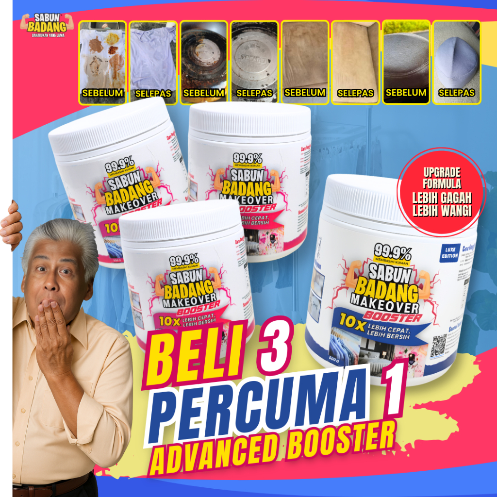 BELI 3 PERCUMA 1 SABUN BADANG MAKEOVER LUXE | BAUAN BARU | LIMITED ...