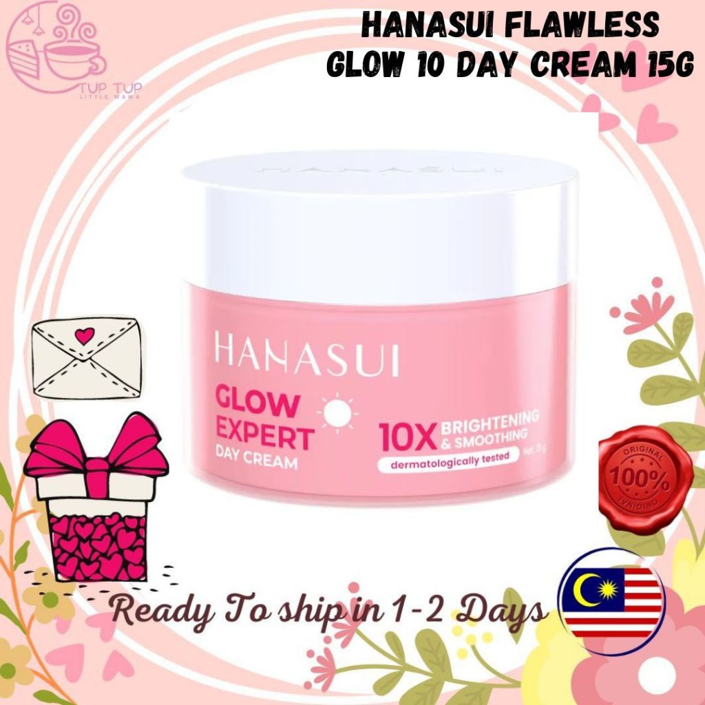 Hanasui Flawless Glow 10 Day Cream 15G | Shopee Malaysia