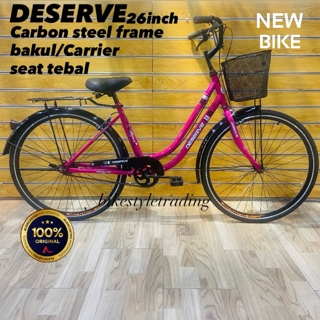 DESERVE BASIKAL ORANG TUA 26inch/Basikal bakul /Basikal dewasa/Basikal ...