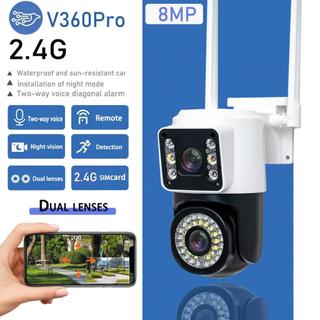 V360 PRO 2 EYES 2 VIEW QUALITY 8MP 2.4GWIFI with 36 LEDs and 6 LEDs for ...