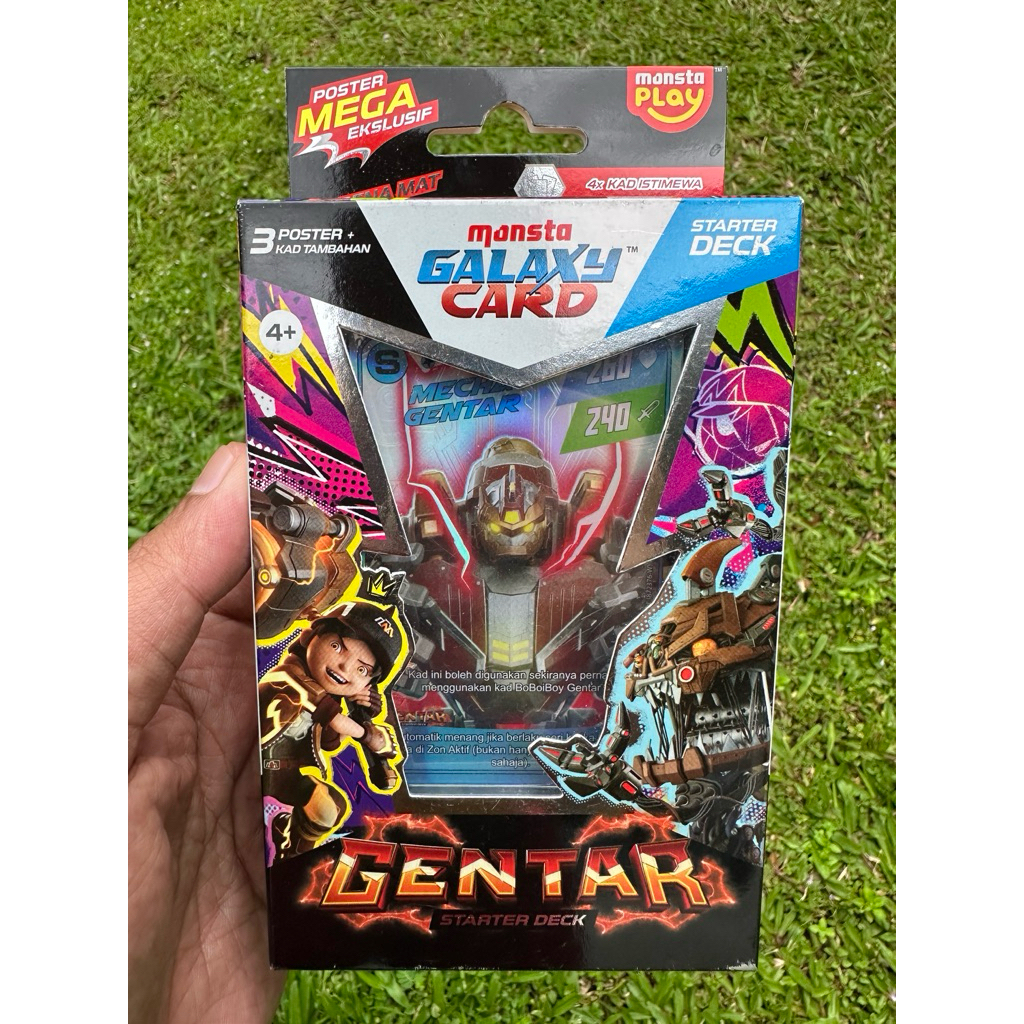 Monsta Galaxy Card Starter Deck BoBoiBoy Gentar Trading Card Game ...