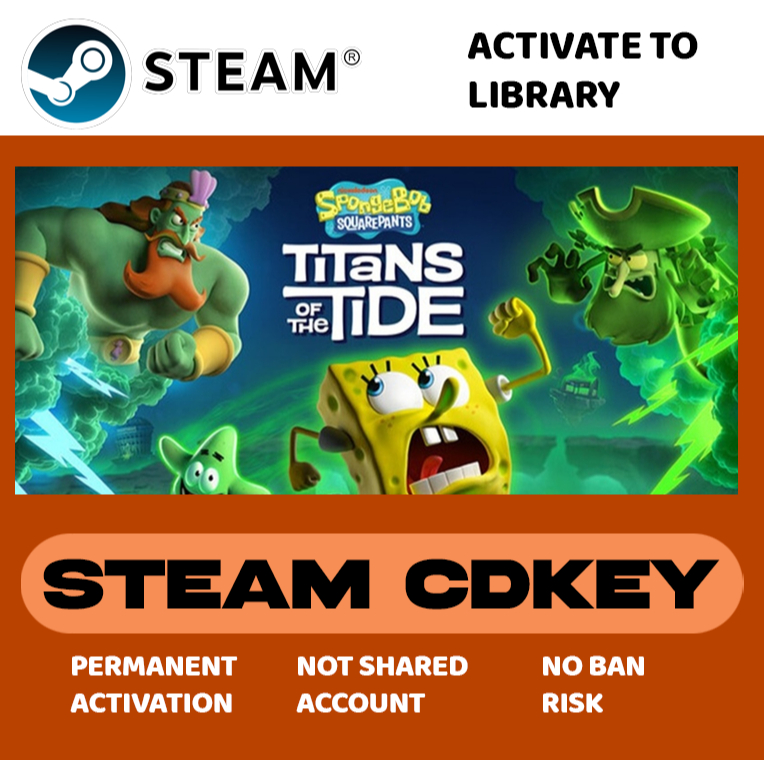 SpongeBob SquarePants: Titans of the Tide | STEAM GAME | 100% ORIGINAL ...