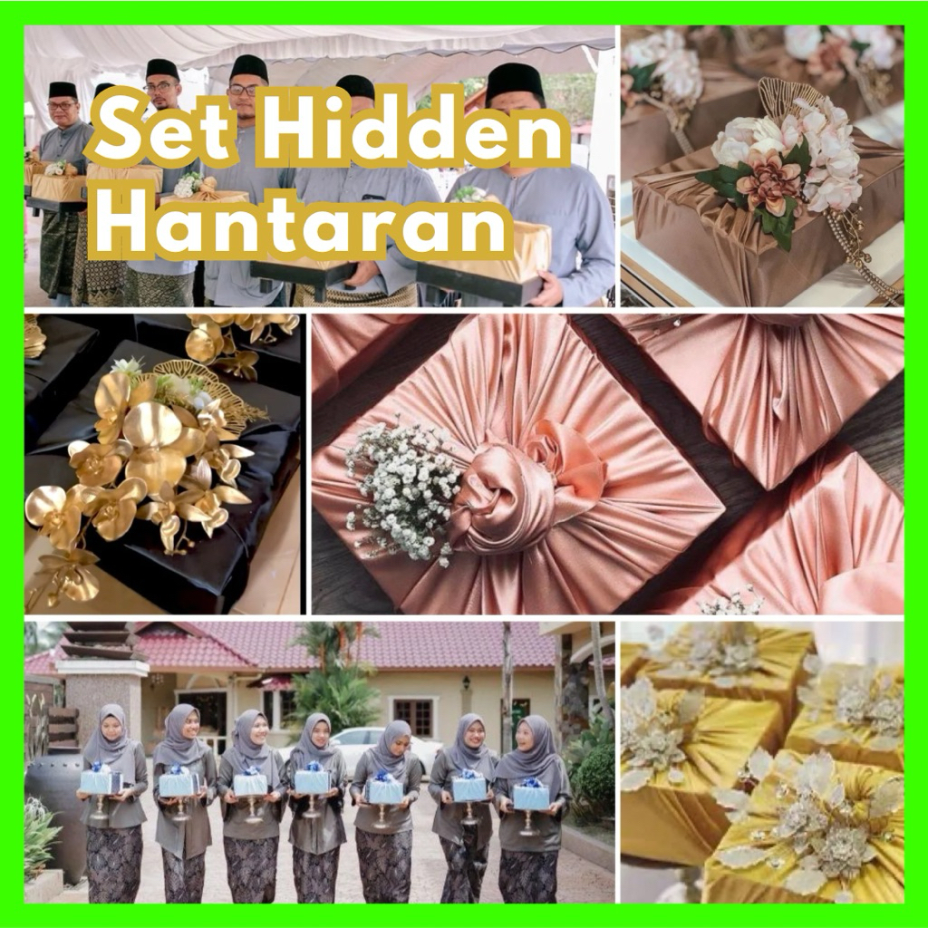 Size (30 x 30 x 10)cm Set Kotak Hidden Hantaran Box Kahwin Tunang ...