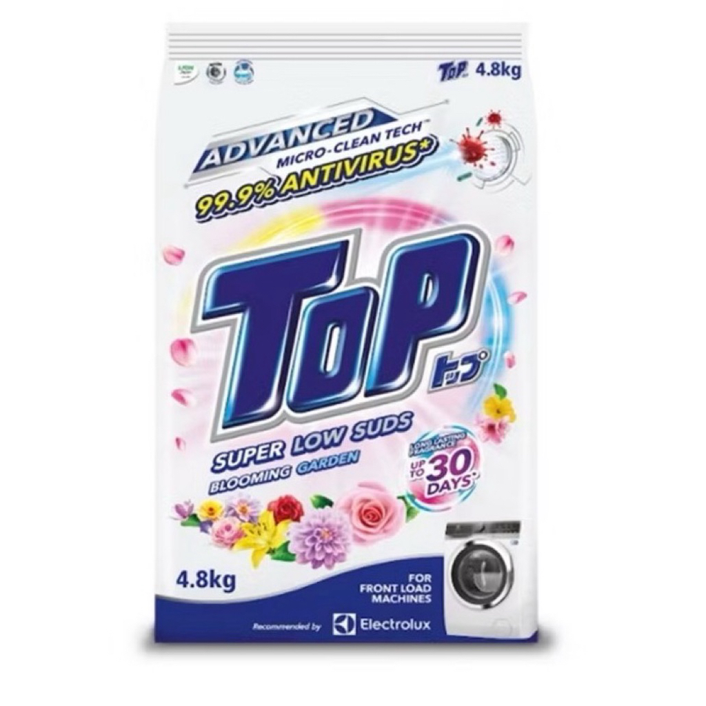 Top Ultra Nano Fresh Tech Powder Laundry Detergent - Super Low Suds ...