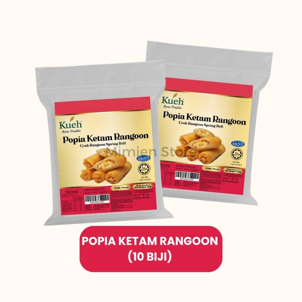 Kuih Frozen - KUEH Rasa Tradisi - Popia Ketam Rangoon - Popia Jejari ...