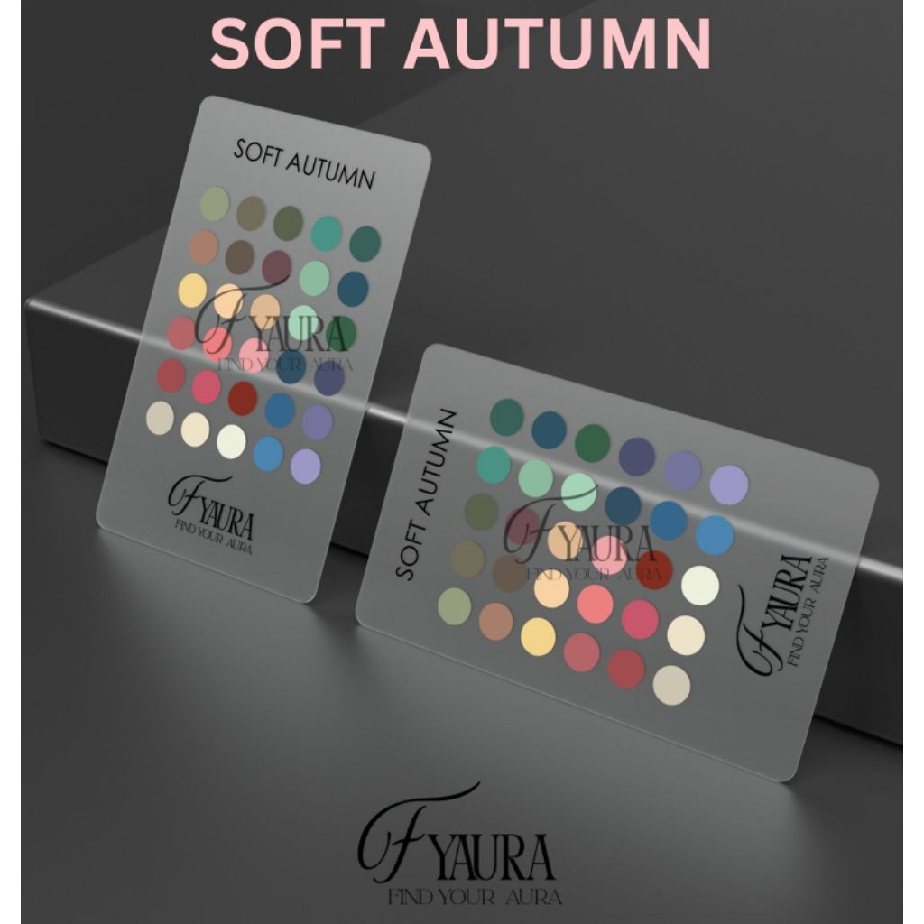 FYAURA Personal Color Card Swatch – 12 Season Color Analysis | Shopee ...