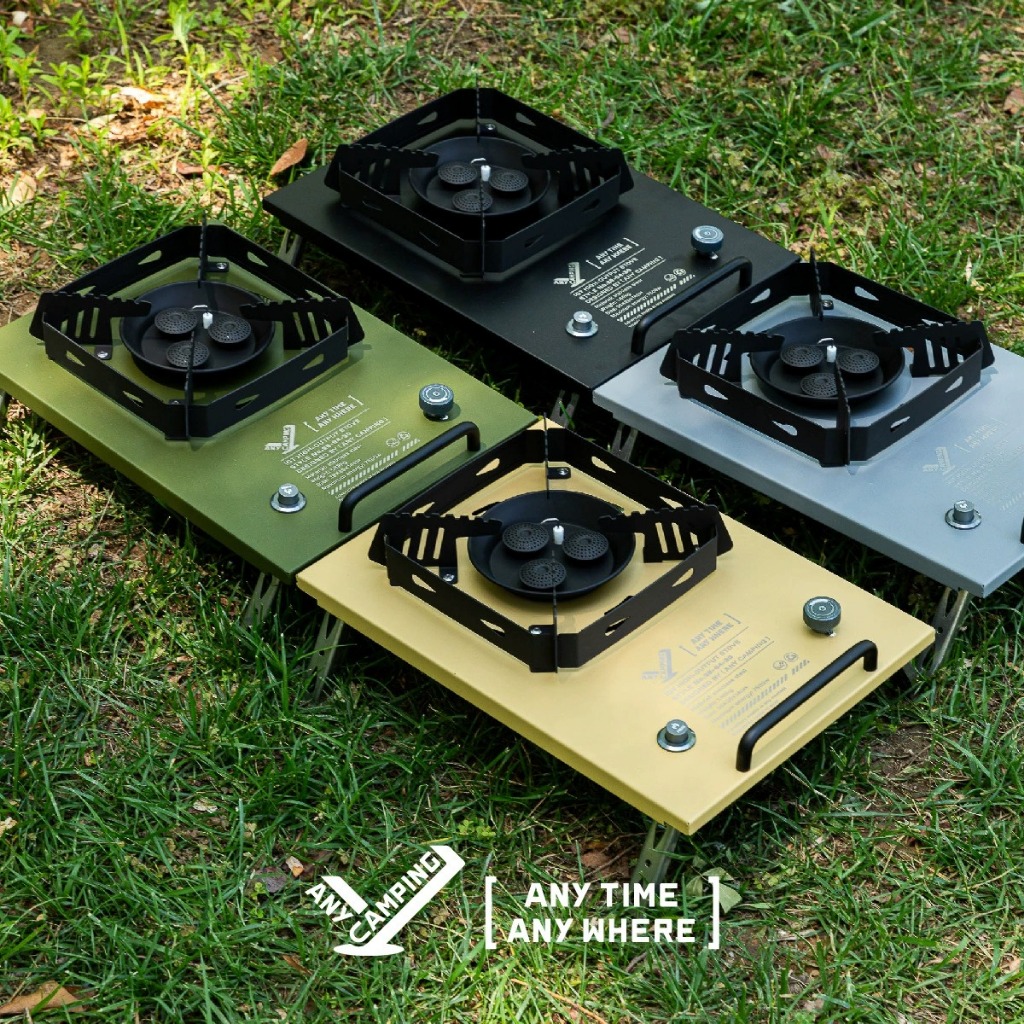 Any Camping Half-Unit IGT 3-Burner Stove 7500W Gas Camping Alpine Stove ...