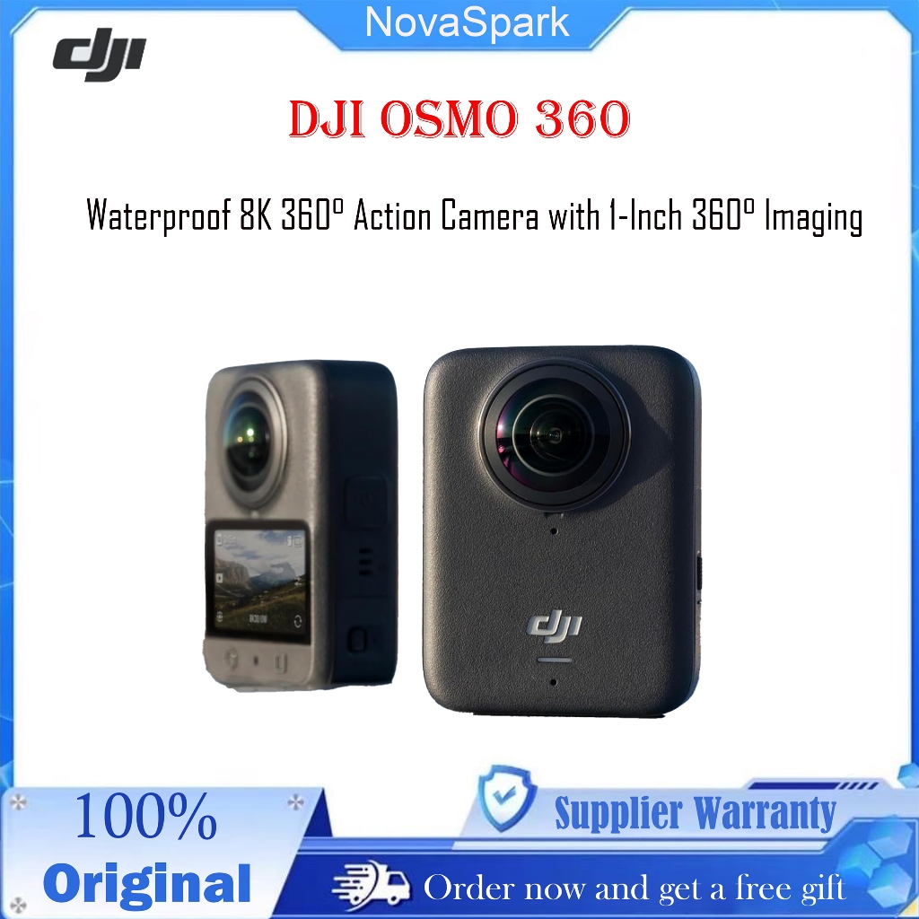 【Ready Stock】DJI Osmo 360 Camera Waterproof 360° Action Camera with 1 ...