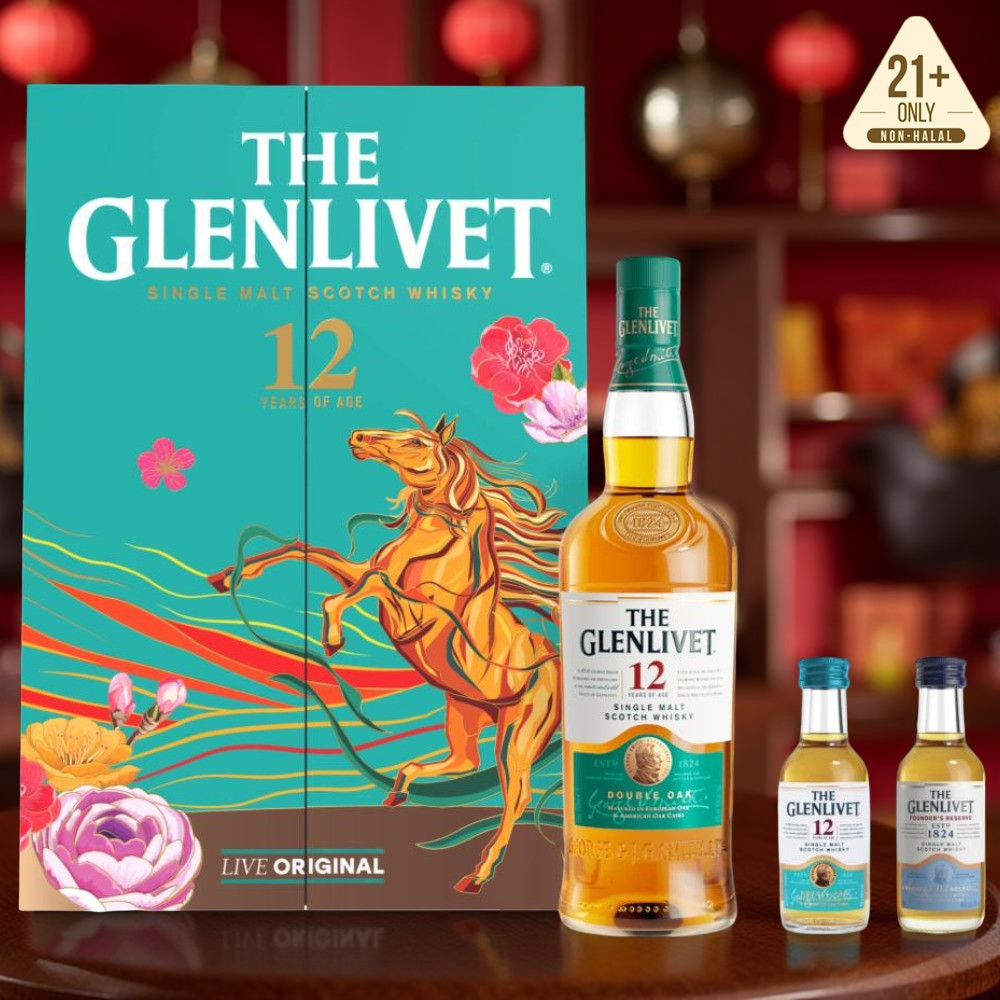 The Glenlivet 12 Year 2026 Horse Year Gift Set | Shopee Malaysia