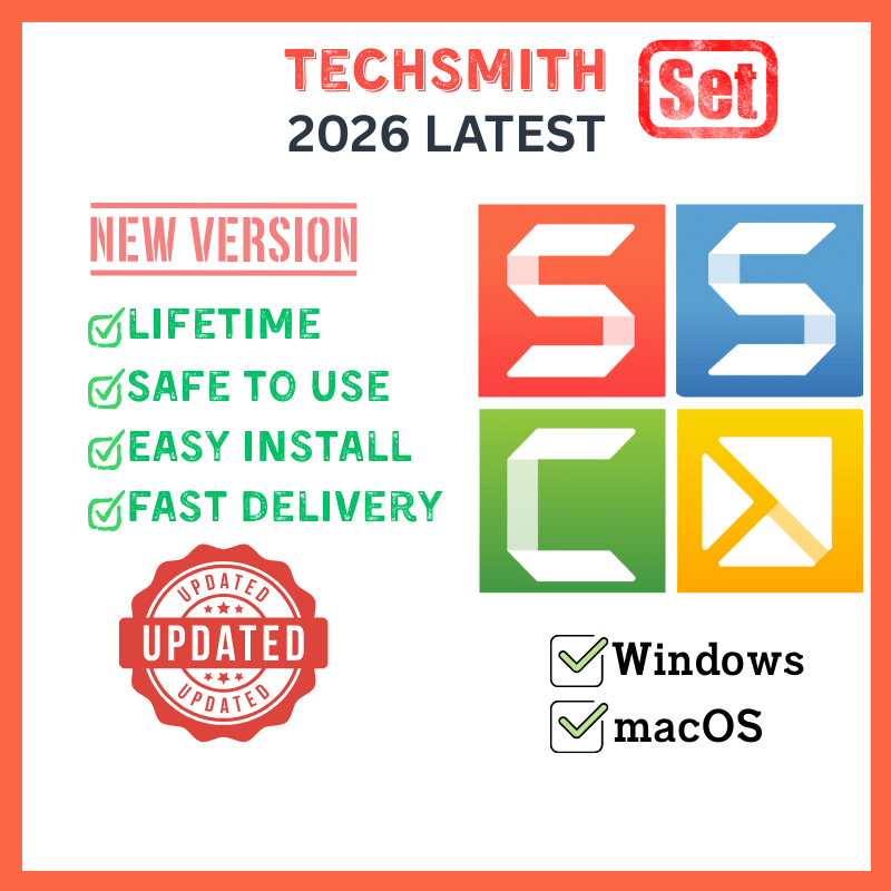 TechSmith Snagit | Camtasia | Capture 2026 Latest (Windows/macOS ...