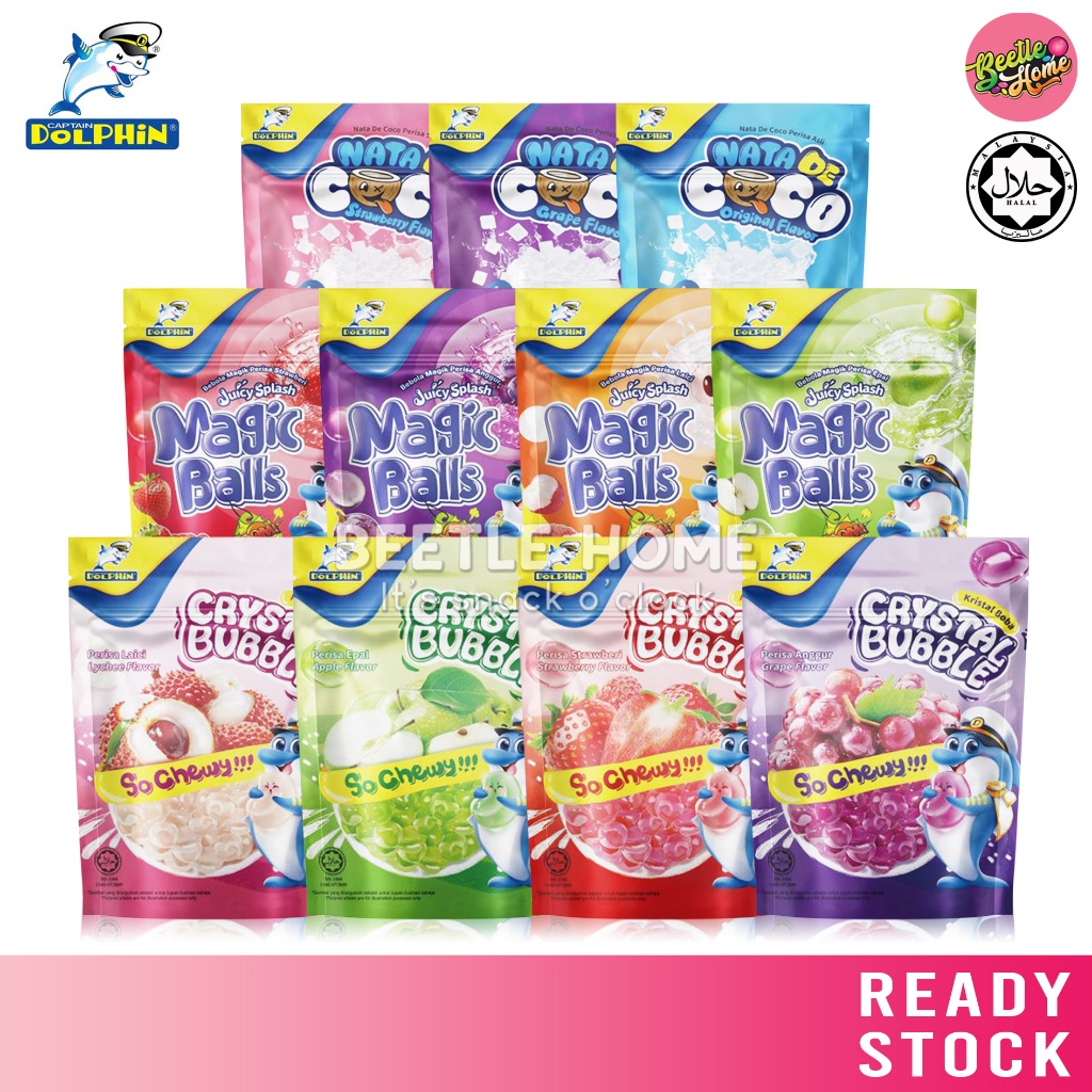 Captain Dolphin Magic Balls Crystal Bubble Pudding Coco Cube Nata de ...