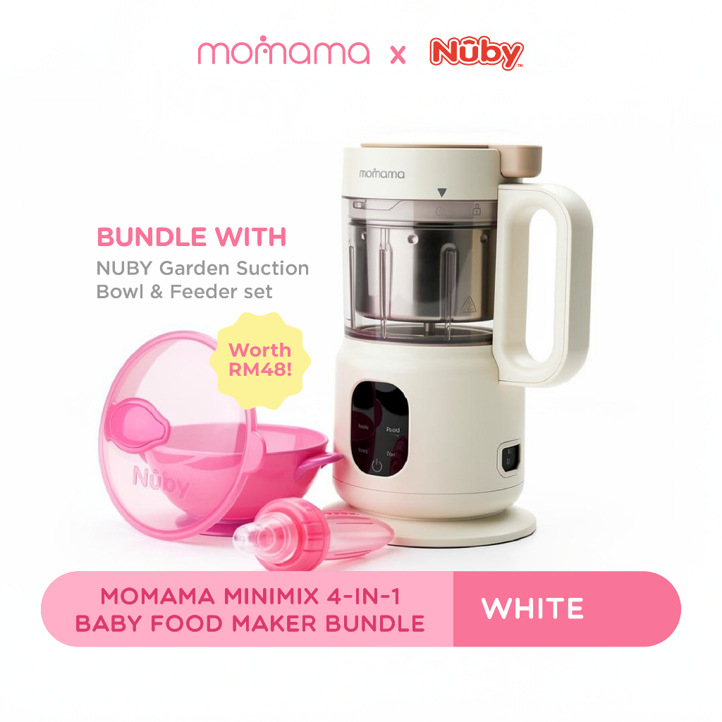 Momama®️ MiniMix 4-in-1 Baby Food Processor 宝宝辅食机 | Masak Bubur Bayi ...