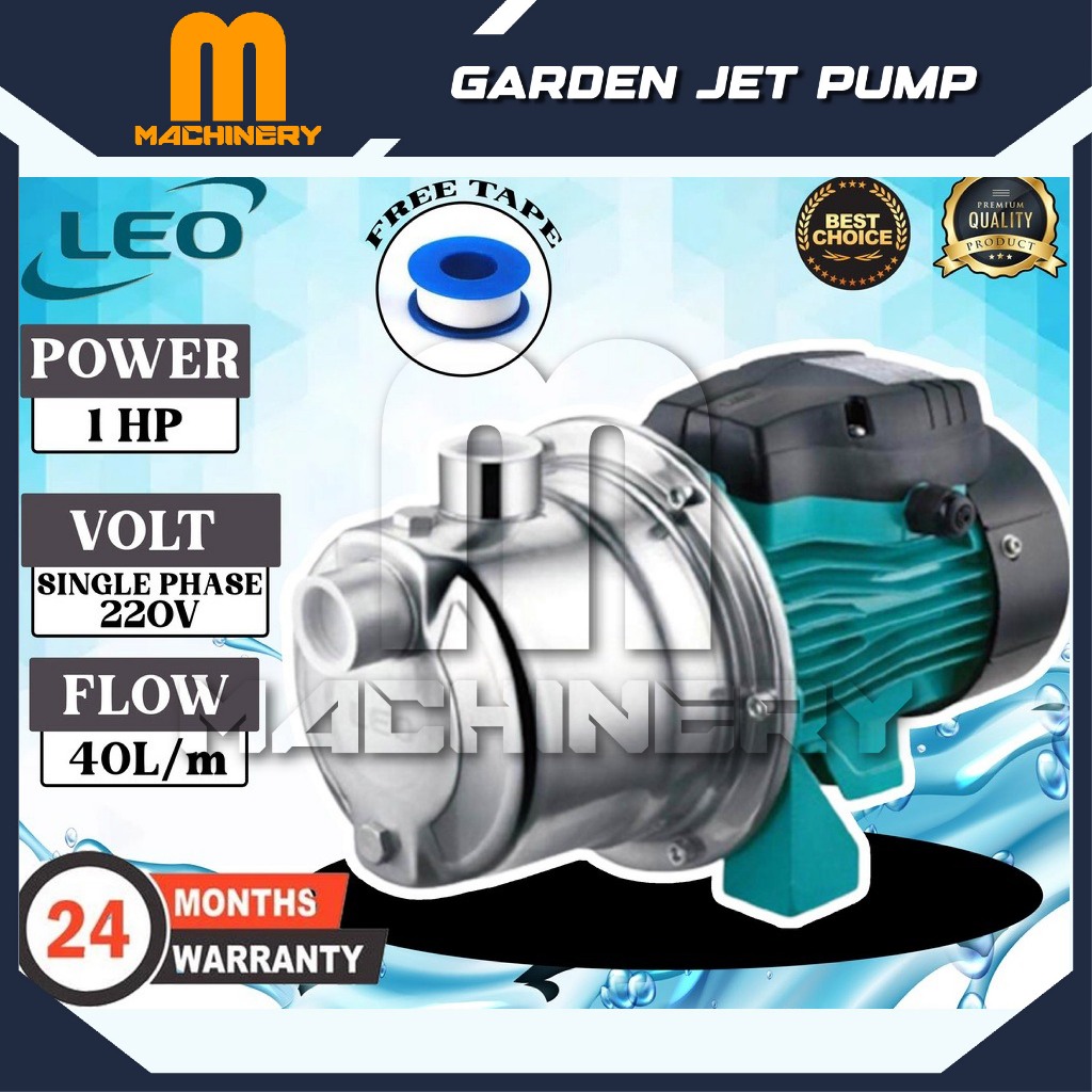 M.Machinery LEO AJM75S Self-Priming Jet Water Pump Pam | Shopee Malaysia