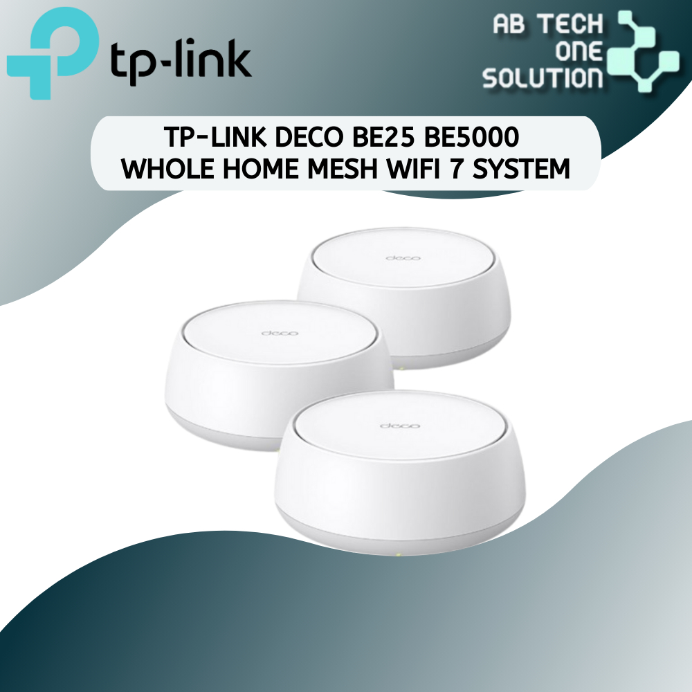 TP-Link Deco BE25 BE5000 Whole Home Mesh WiFi 7 System | Shopee Malaysia