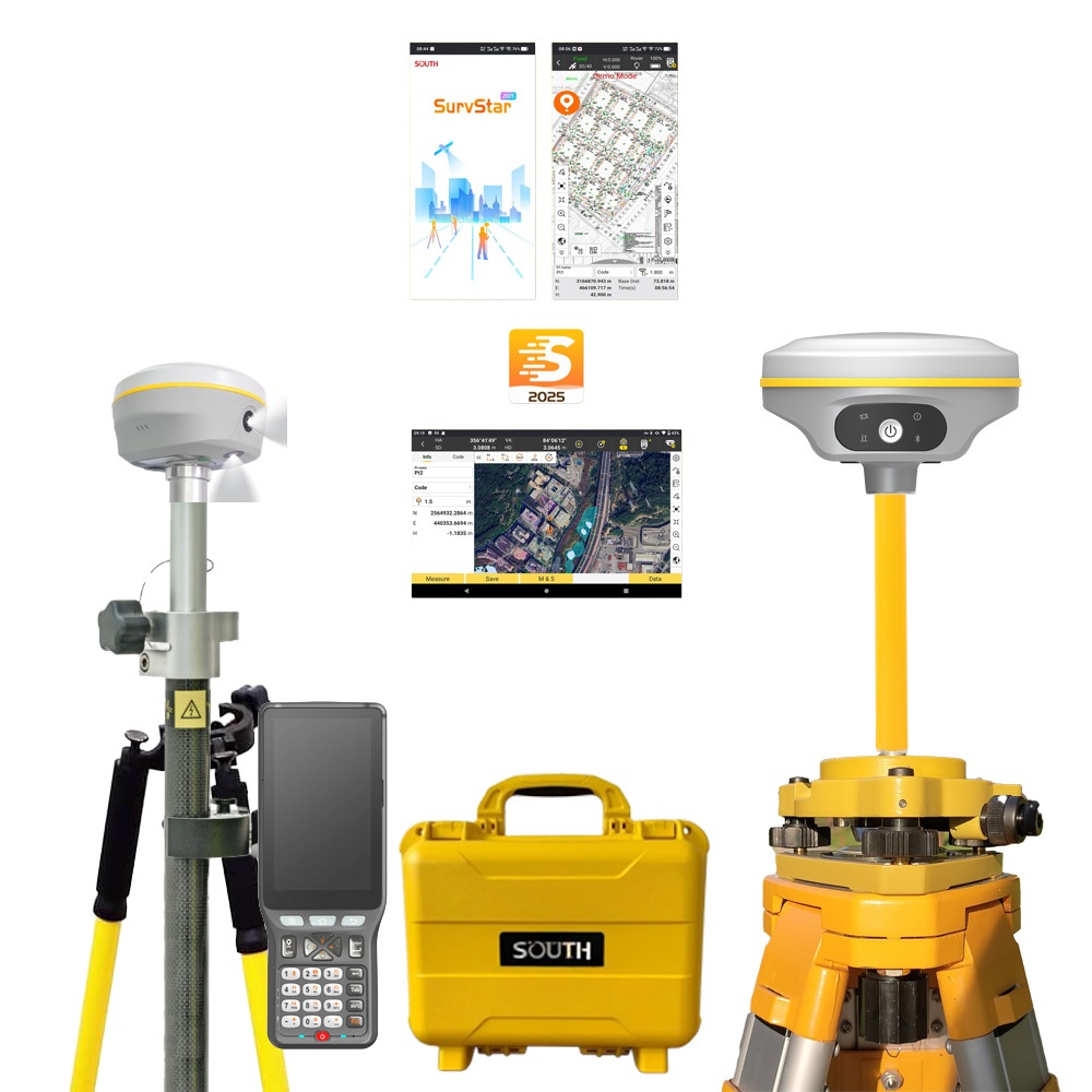 SOUTH GALAXY G7Q V4 GNSS RTK SURVEY SET South G7Q GPS RTK Receiver ...