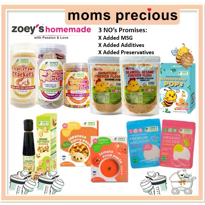 Zoey's Handmade Baby Food-Organic Soy Sauce/Chicken Floss/Anchovies ...