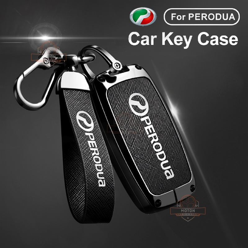 Remote Car Key Cover Alloy Case for Perodua Ativa Alza Axia 2024 ...